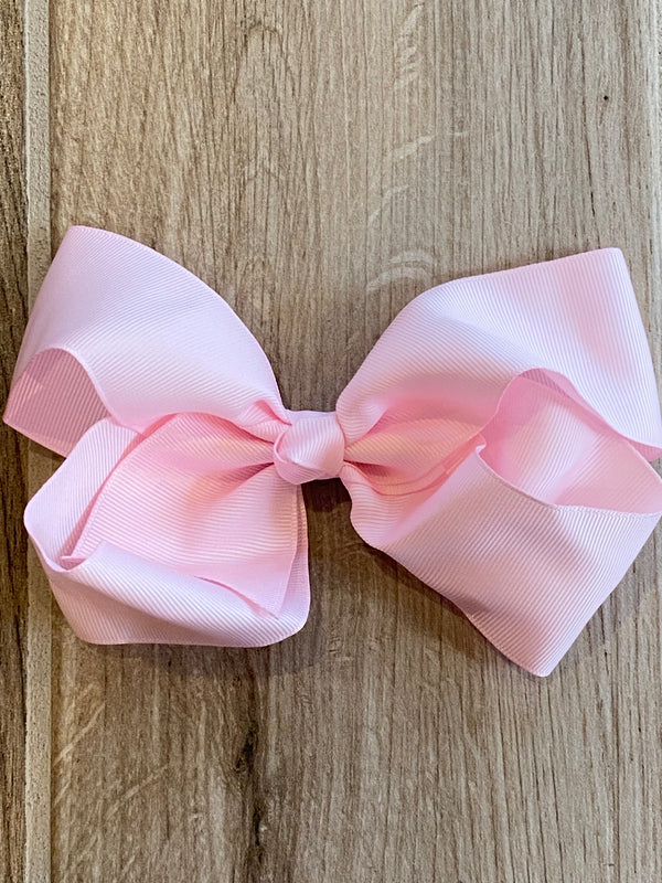 Hair Bow Light Pink